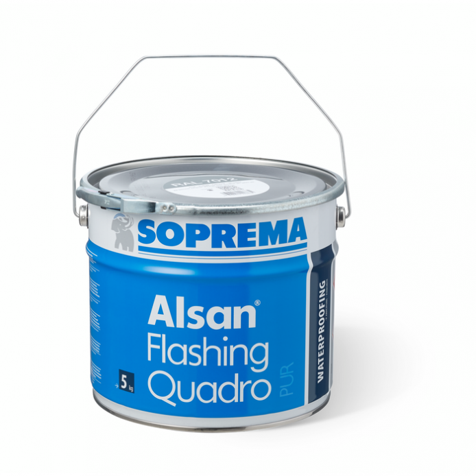 Alsan Flashing Quadro : la solution polyvalente pour les toitures-terrasses