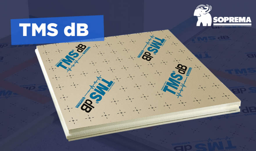 TMS dB : pour une isolation thermique et acoustique sous chape flottante